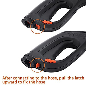 FIXFANS Pressure Washer Gun, Compatible with Some Portland Husky Black Decker Ford Pulsar Shopforce Taskforce Powerwasher Taskmaster Electric Pressure Washers, Replacement Power Washer Gun 2000 PSI