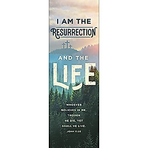 Salt & Light, I Am The Resurrection Bookmarks, 2 x 6 inches, 25 Bookmarks
