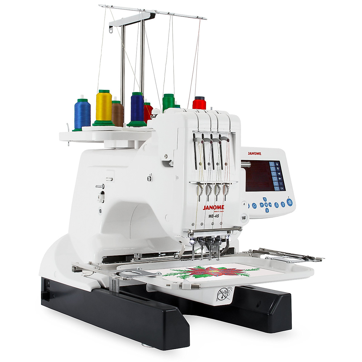 Janome MB-4S Four Needle Embroidery Machine with Accessories