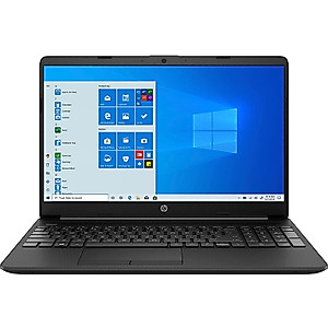 HP 15.6" FHD Laptop - Intel Celeron N4020, 4GB RAM, 128GB SSD, Windows 10 S Mode - Black (15-dw1001wm)