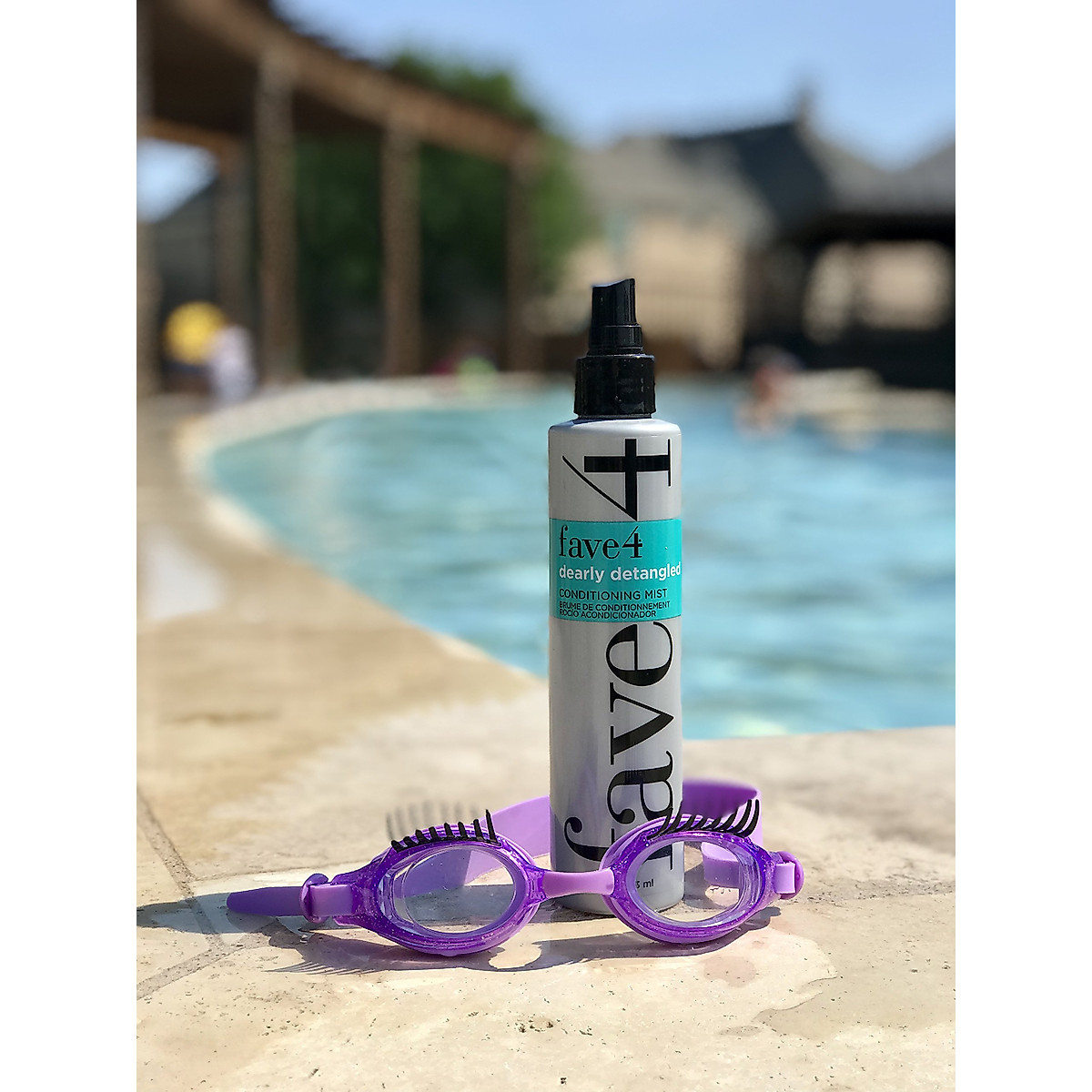 fave4 hair Dearly Detangled Leave In Conditioner & Detangler Spray, Silicone Free, 7.2 fl oz