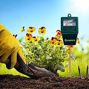 Gouevn Soil Moisture Meter, Plant Moisture Meter Indoor & Outdoor, Hygrometer Moisture Sensor Soil Test Kit Plant Water Meter for Garden, Farm, Lawn (No Battery Needed)