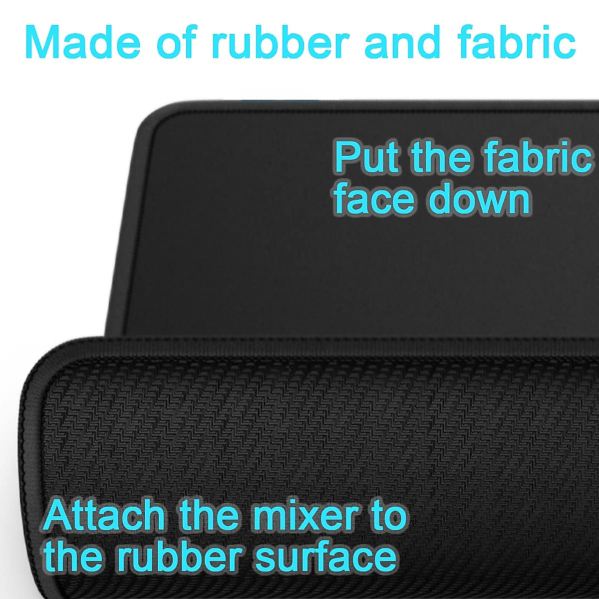 Mixer Slider Mat with Cord Organizer for Kitchen Aid 5-8 Qt Stand Mixer, Kitchen Appliance Slide Mats Pad Mixer Slider, Kitchen Mixer Accessories and Attachments