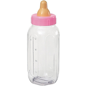 Unique Industries Baby Shower Party Favor: Pink Bottle Banks