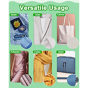 PLANTIONAL Double Sided Iron On 20 PCS Medium Weight A4 Size Press-on Patch Heat Melt Fabric Glue Sheet Permanent Fusible Adhesive Sheets