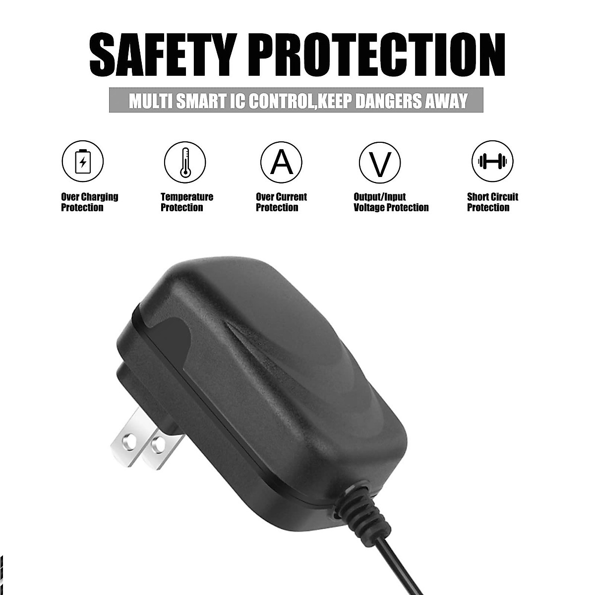 Power Cord for Waterpik WP360 WP360W WP462 WP462W WP450 WP450W Charger Adapter