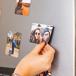 LEECUM Custom Fridge Magnet 4PCS Print Any of Your Design Home Decoration Photo Refrigerator Magnets Office and Kitchen - Locker Magnets (Different)