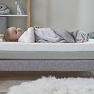 Tempur-Pedic TEMPUR-Dream 2-Stage Waterproof Baby Crib and Toddler Mattress - Made in USA, 52"x28"