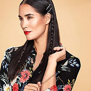 invisibobble Traceless Waver Hair Clip - Pretty Dark - Strong Elastic Grip Coil Hair Accessories for Women - No Kink, Non Soaking - Gentle for Girls Teens Toddlers and Thick Hair