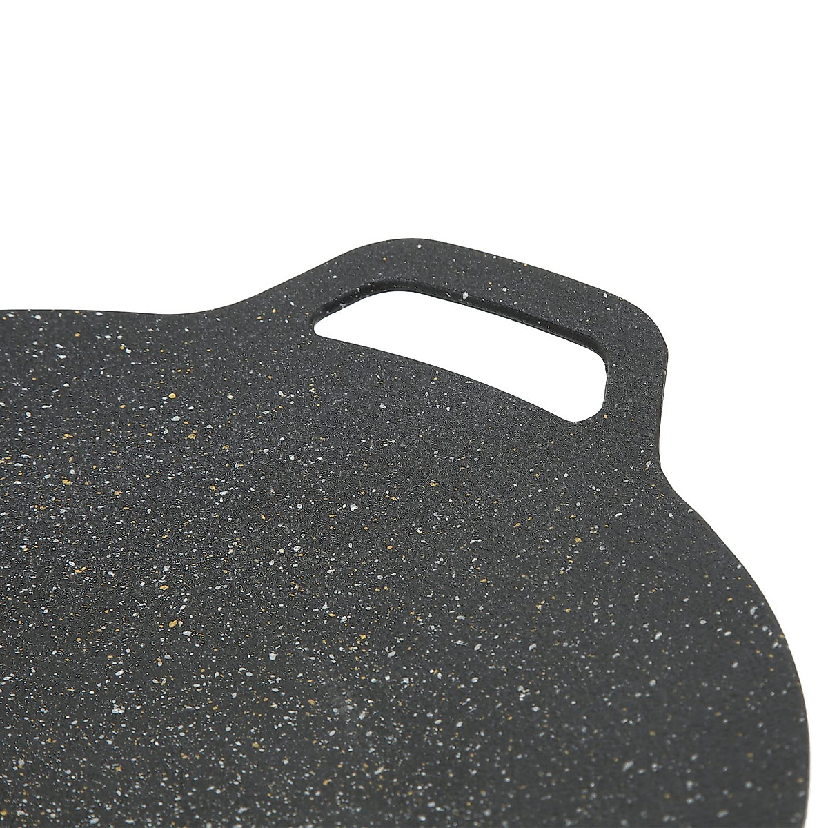 Korean BBQ Pan, Korean Barbecue Grill Pan Round BBQ Grill Pan Korean 6-Layer Coating Curved Shape for BBQ Parties