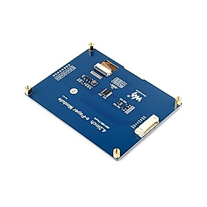 Waveshare 4.2inch E-Ink Display Module Compatible with Raspberry Pi 5/4B/3B/Zero/Zero W/Zero 2W/Pico/Pico W/Pico WH, 400x300 Resolution SPI Interface