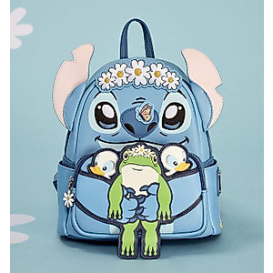 Loungefly Disney Stitch Springtime Daisy Cosplay Womens Double Strap Shoulder Bag Purse