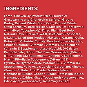 IAMS Large Breed Adult Dry Dog Food Lamb & Rice Recipe, 30 lb. Bag