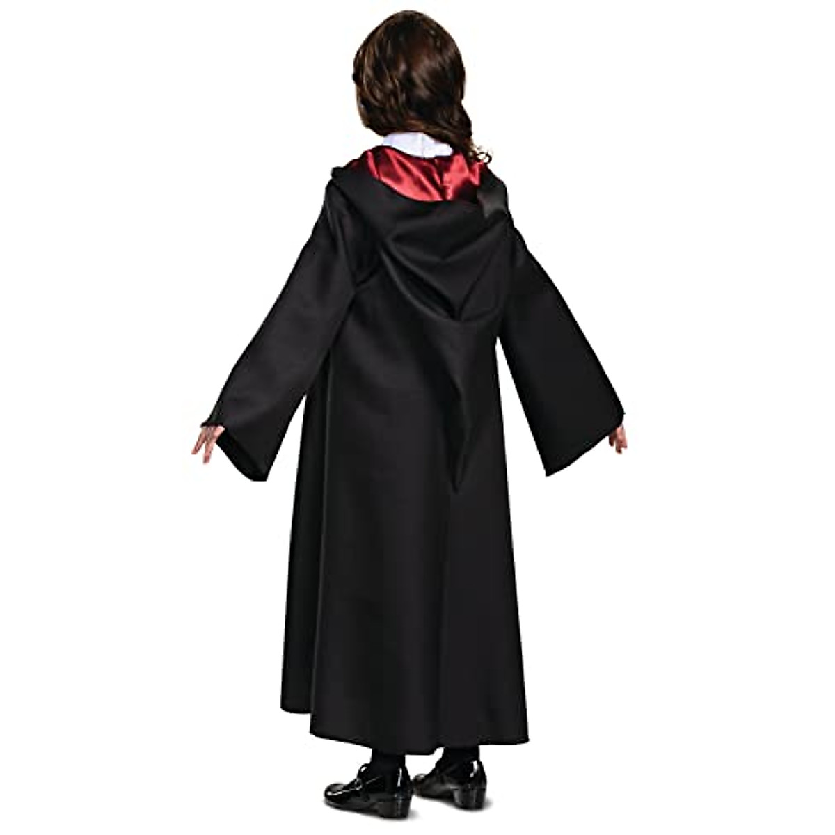 Harry Potter Hermione Granger Deluxe Girls Costume, Black & Red, Kids Size Medium (7-8)