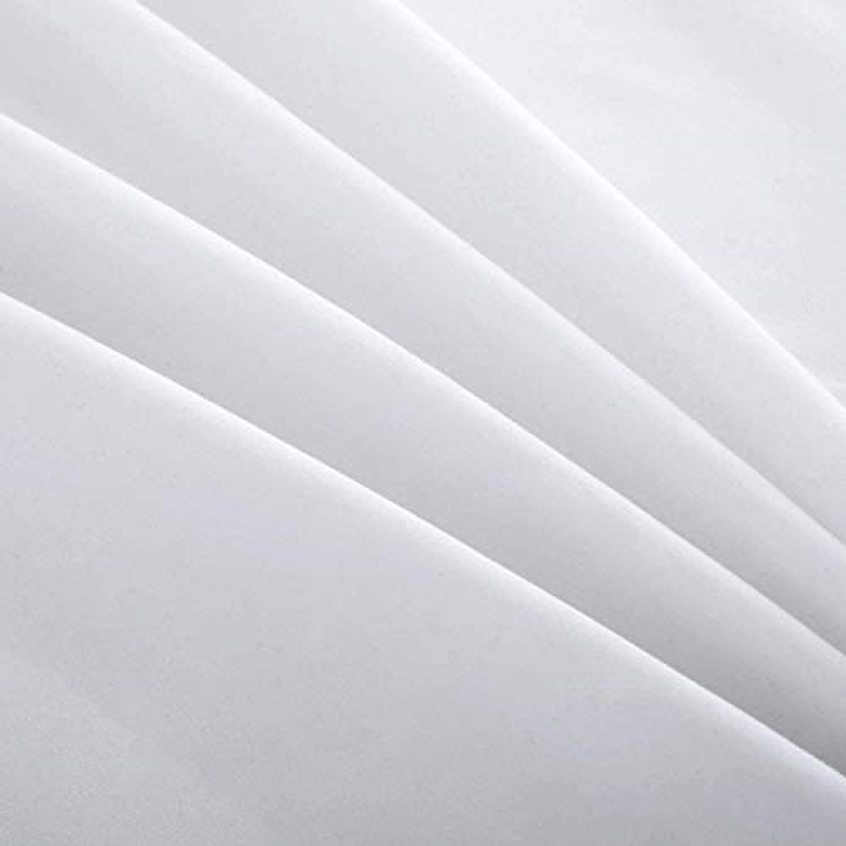 Luxury Egyptian Cotton 500 Thread Count 4 Pieces Bed Sheet Set - Premium Sateen Weave - Silky Smooth - Fits Upto 10-12 Inches Deep Pocket - Hotel Collection - Full Size (White)