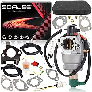 SOAJEE Carburetor Kit Compatible with Multi-Power Poulan Pro Power Stroke Max Ryobi Sportsman 030630 GEN7000 GEN7013 MP7000E PP4300 PP6600 PS905000 RY906500 TG6500 TG6500ES XP8500E 16100-Z191110