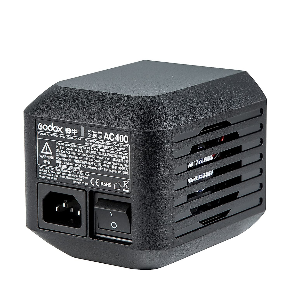 Godox AC400 AC Power Unit, AC Power Unit Source Adapter for Godox AD400Pro All-in-One Outdoor Flash Strobe