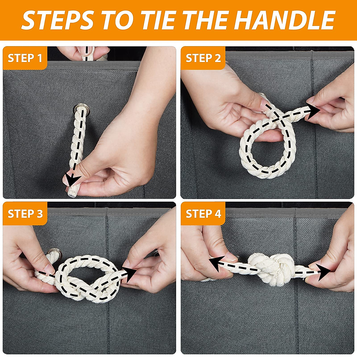 ASXSONN Extra Large Storage Bins with Lids, Fabric Storage Bins with Label & 3 Handles, Foldable Storage Boxes with Lids, Storage Baskets with Lids for Organizing (15.75"x11.8"x10.2", Gray, 3 Pack)