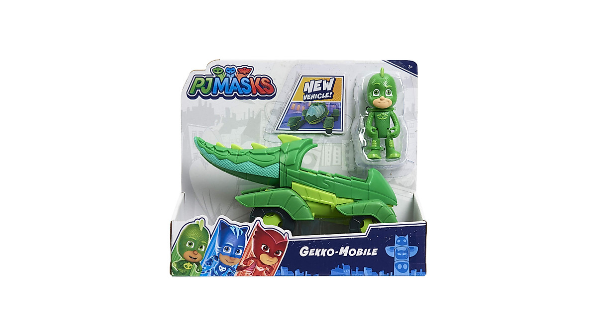 PJ Masks Gekko & Gekko Mobile: Action Figure & Vehicle Set