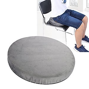 Rotating Car Swivel Seat Cushion Rotatory Chair Pad, 360 Degree Rotation Converts Any Chair Cushion Detachable Cover Rotatory Chair Pad, Comfort Skidproof Office Home Use