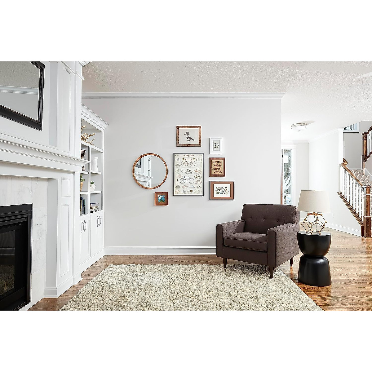 Command Picture Hanging Strips Variety Pack, Damage Free Hanging Picture Hangers, No Tools Wall Hanging Strips for Living Spaces, White, 10 Small Pairs and 8 Medium Pairs(32 Strips)