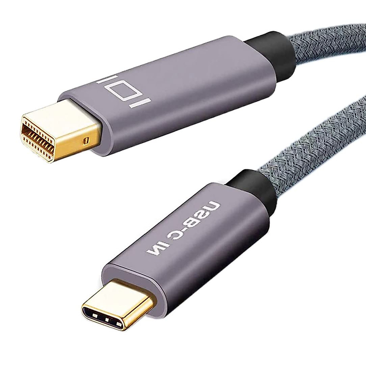 Onep USB C to Mini DisplayPort, Onepeace Thunderbolt 3 Cable to USB C 6.6FT, Compatible for MacBook ProAir 2020-2016, Surface Book2, Galaxy S2191020 (NOT Thunderbolt 2)