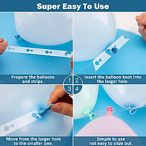 KIMCOME Balloon Arch Kit Balloon Decorating Strip Kit for Garland, 32.8 Feet Balloon Tape Strip, 200 Dot Glue Point Stickers for Party Wedding Birthday Baby Shower Decorations (Upgraded Version)