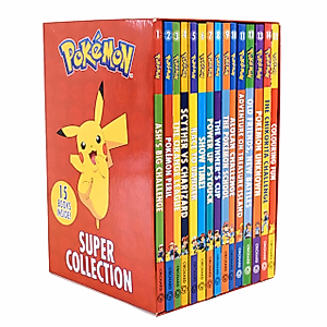 Pokemon Super Collection Series Books 1-15 Box Set