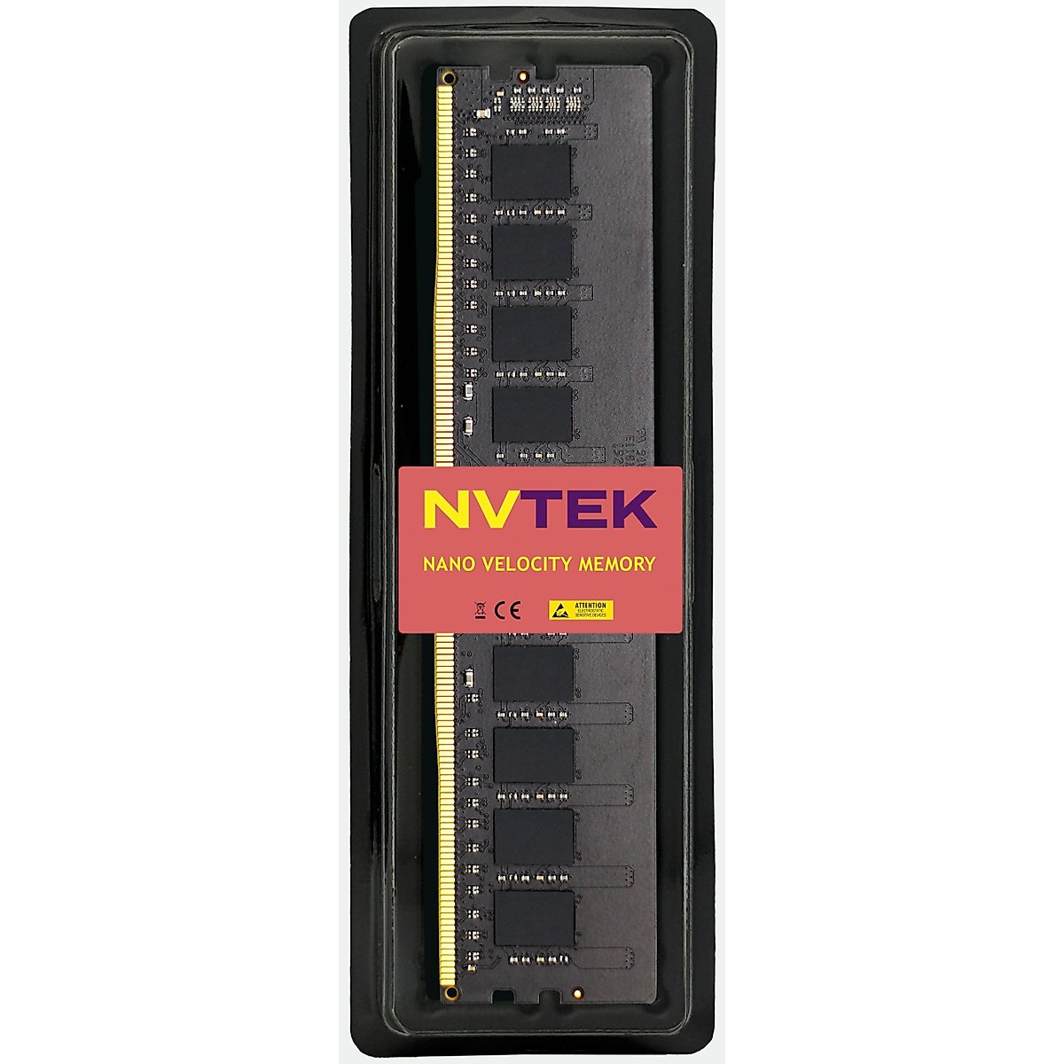 NVTEK 8GB (1X8GB) DDR4 2666MHZ PC4-21300 UDIMM 1Rx8 1.2V CL19 288-PIN Non-ECC Unbuffered Desktop PC Computer Memory