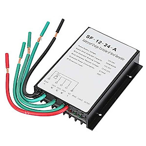 Wind Turbine Controller, Walfront Automatic 12V/24V 300W/600W IP67 Waterproof Wind Charge Controller Generator Regulator for Solar Street Lamp Courtyard Lamp