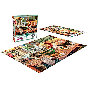 Buffalo Games - Kitten Kitchen Capers - 300 LARGE Piece Jigsaw Puzzle