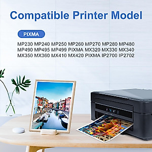 210XL 211XL Combo myCartridge SUPRINT Remanufactured Ink Cartridge Replacement for Canon 210XL 211XL Black Color for PIXMA MX410 IP2700 IP2702 MP240 MP250 MP495 MX340 Printer 210XL 211XL Ink Cartridge