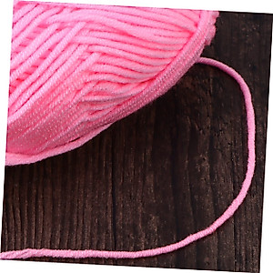 Homoyoyo Cotton Yarn Cone Cotton Yarn for Crocheting Knitting kit Fuzzy Yarn Knitting Yarn Cone Acrylic Yarn Crochet Yarn Chunky Yarn for Crocheting Blanket Yarn Baby White Yarn coarse Wool