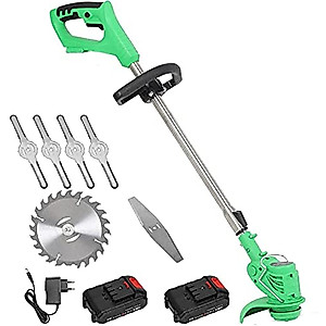 Electric Trimmer Garden Power Tools Cordless Grass Trimmer Lawn Cutter Mower Grass Cutting Machine Pruning Cutter Garden Tools-24V-2 Battery