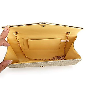 Nodykka Clutch Purses For Women Evening Bags Sparkling Shoulder Envelope Party Cross Body Handbags