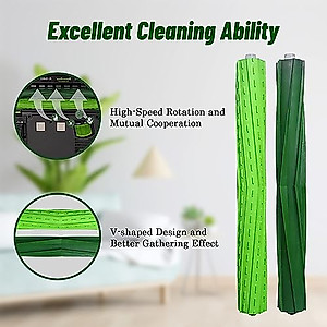 Zmerob S9 Replacement Brushes Parts for iRobot Roomba S9 (9150) S9+ S9 Plus (9550) S Series Wi-Fi Connected Robot Vacuum Cleaner, 3 Set Multi-Surface Rubber Roller Brushes