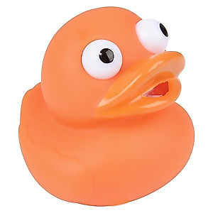 The Dreidel Company Rubber Duck Eye Poppers, Squeeze to Quack, Toy Assortment Duckies for Kids, Bath Birthday Gifts Baby Showers Summer Beach and Pool Activity, 2" (5-Pack)