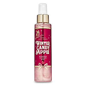 Bath & Body Works Winter Candy Apple 2019 Edition Diamond Shimmer Mist 4.9 fl oz / 146 mL