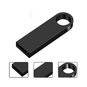 Kepmem 32GB USB Flash Drive 5 Pack Thumb Drives Mini Metal Memory Stick Bulk Portable Mixed Colors Data Storage Stick, Festival Family Friend Gift