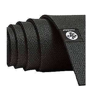 Manduka X Yoga Mat - Easy to Carry, For Women and Men, Non Slip, Cushion for Joint Support and Stability, 5mm Thick, 71 Inch (180cm), Black