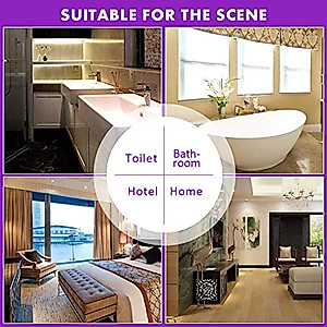 Qixian Bathroom Acrylic Accessorie Purple Square mouthwash Cup (Purple Square mouthwash Cup)