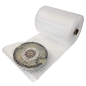 UOFFICE Roll of Bubble Cushioning Wrap - 24" Wide x 260 Ft - Large 1/2" Bubbles