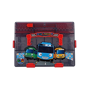 The Little Bus Tayo and Friends- Mini car Toy Storage and Racing Stadium for 26 Mini Cars with Handle…
