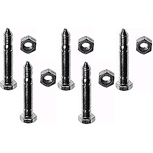 The ROP Shop (5) Shear PINS & Bolts for John Deere 1128DE 1128DDE 1332DDE Snow Thrower Blower
