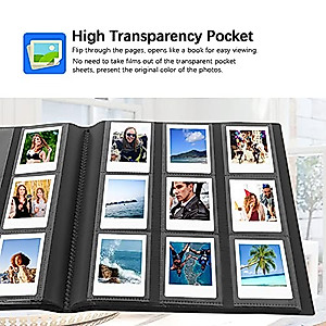 432 Pockets Photo Album for Fujifilm Instax Mini Camera, Polaroid Camera, for Fujifilm Instax Mini 11 12 9 40 Evo Liplay 8 7+ Instant Camera, Photo Album for Polaroid Kodak HP Zink 2x3" Photo (Black)
