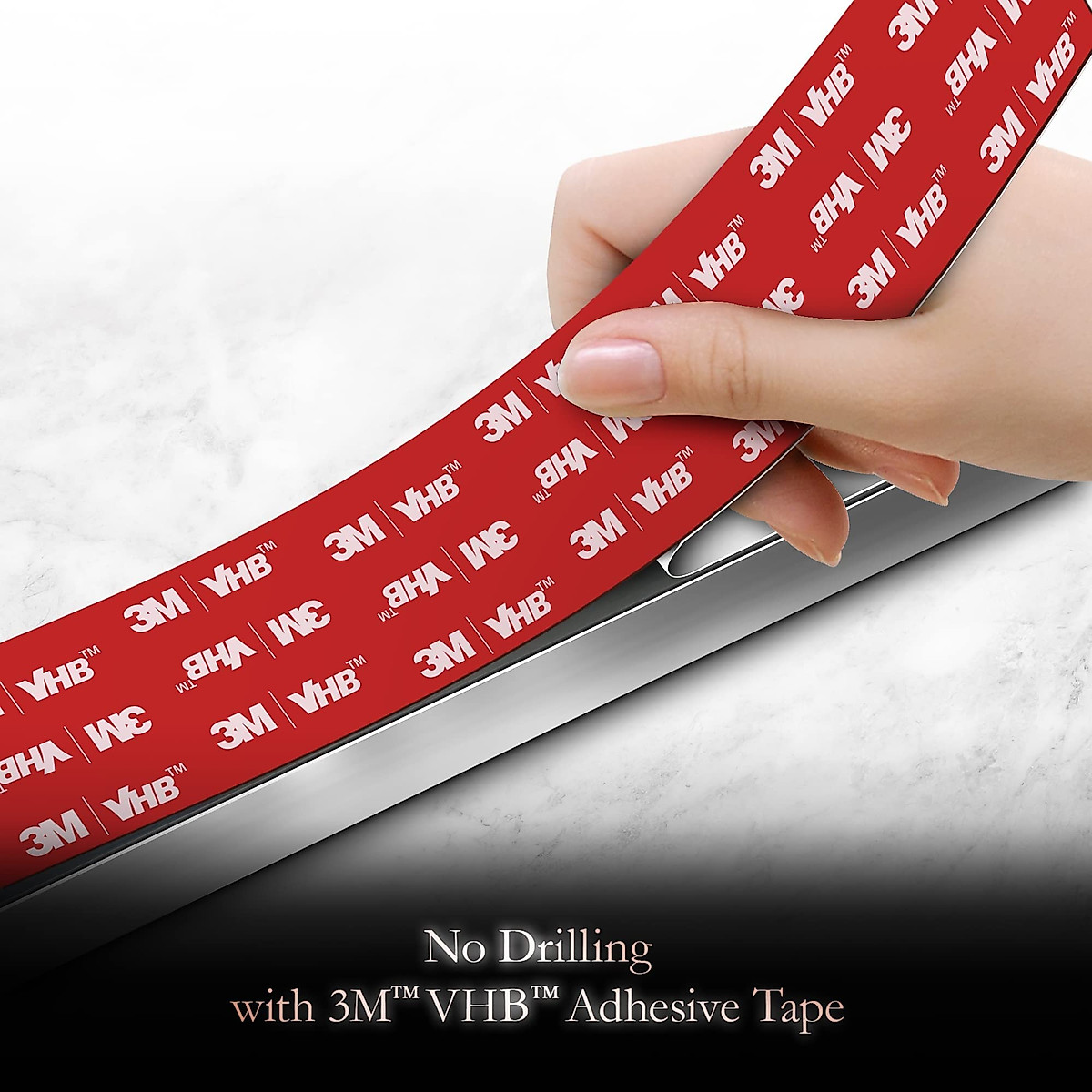 Luxiluxy Magnetic Knife Strip with 3M Adhesive Tape - No Drilling - 16 Inch Stainless Steel Magnetic Knife Holder for Wall - Knives Bar Rack for Kitchen Utensil, Art Supply & Tool Organizer