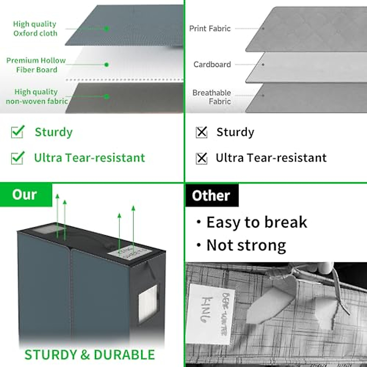 Aokeyee Bed Sheet Organizers and Storage, 2 Pack Foldable Bed Sheet Organizer for Linen Closet(Queen or King Size),Sheets Set Folder for Bedding Sheets,Duvet Covers and Pillow Cases(Grey)