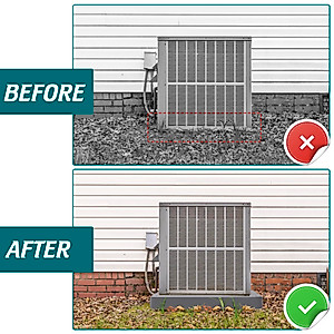 Daisypower Equipment Pad for Ductless Mini-Split Air Conditioner HVAC Heat Pump System,Anti-Vibration Plastic Condenser Pad,32 × 32 × 2 inches