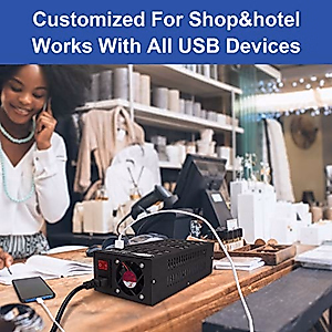 60 Ports USB Charging Station with Intelligent Protection,Multi Port USB Charging Sstation Organizer for Hotel School Shopping Malls