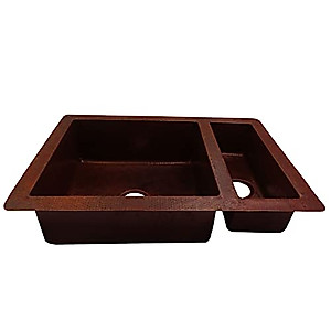 Copper Kitchen Sink 75/25